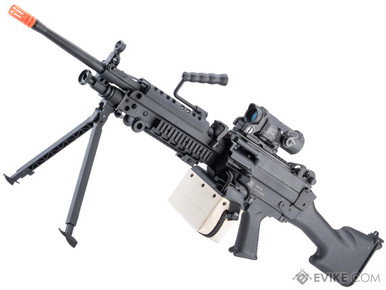 FN Licensed M249 E2 "Featherweight" Airsoft Machine Gun (1500rd Tan ...