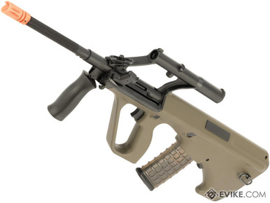 Snow Wolf AUG A1 Military OD Green AEG w/ Integrated Scope - GMI Airsoft