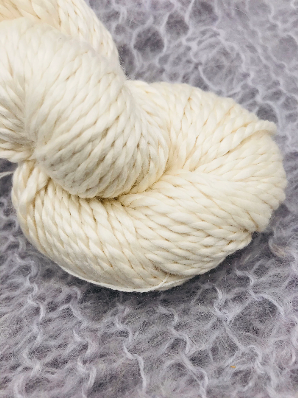 Silk Merino Wool Bulky Weight Undyed Yarn Stick Chick Yarns