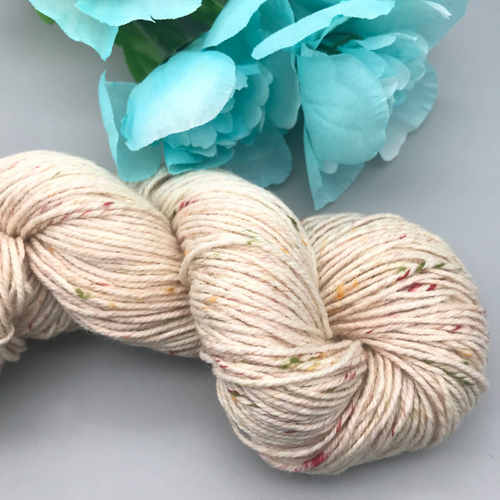 Sw Merino Wool Worsted Weight Donegal Nep Undyed Yarn Made In Usa