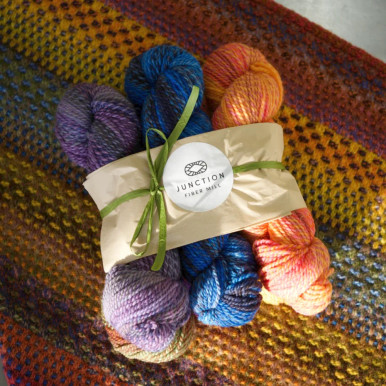 Junction Fiber Mill Making Tracks DK Weight Marled American Wool Yarn ...