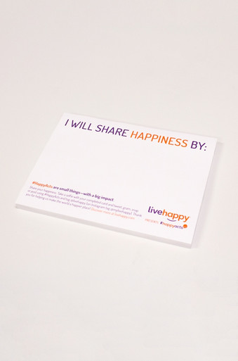 Sticky Notes (#HappyActs) - Live Happy