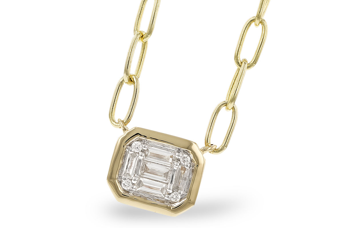 Mosaic Diamond Necklace- Yellow Gold