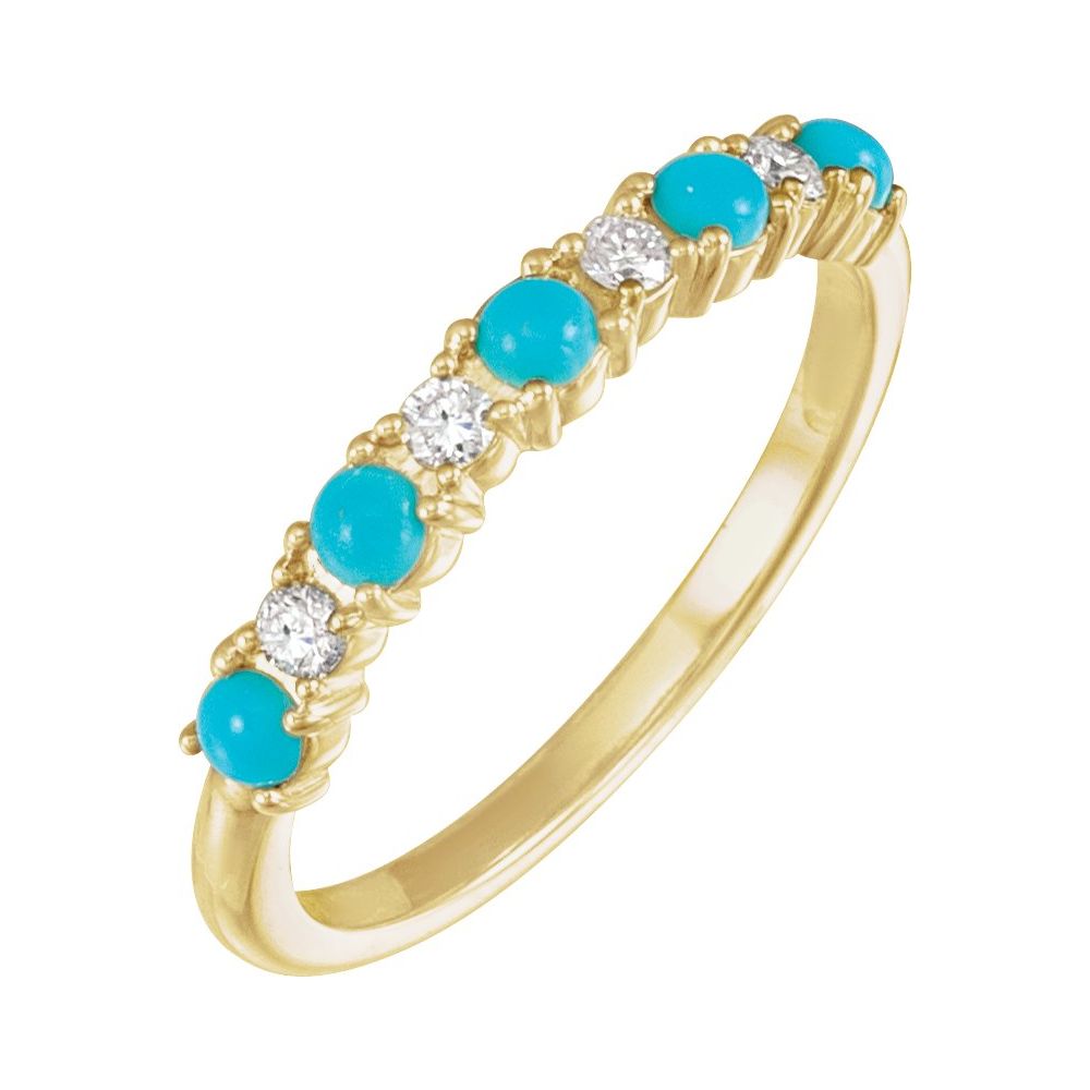 Turquoise & Diamond Ring