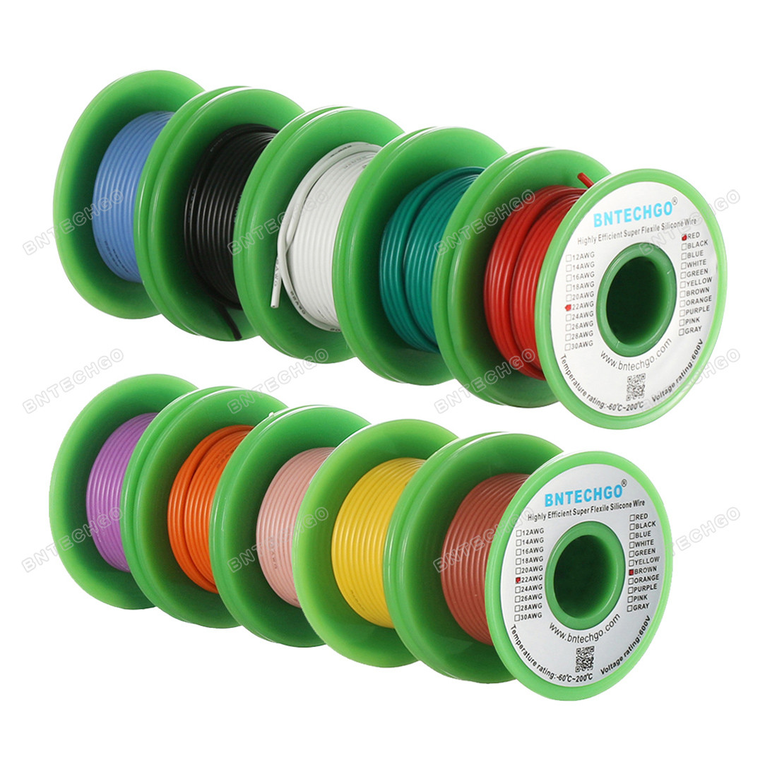 22awg silicone wire kit ultra flexible 10 color high resistant 200??
