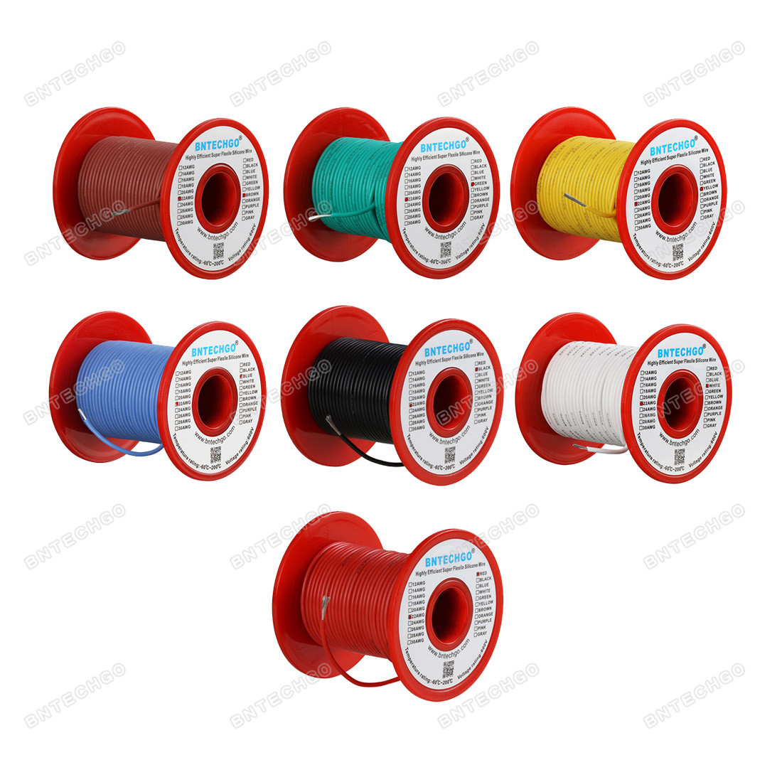 22awg silicone wire kit ultra flexible 10 color high resistant 200??