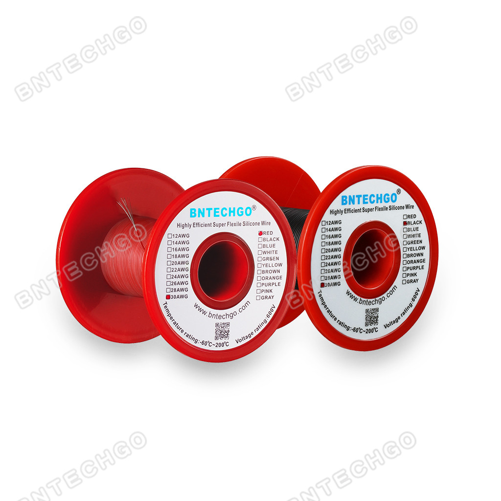 30 gauge silicone wire spool white 1000 feet ultra flexible