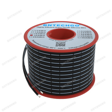 18 AWG Flexible Soft Silicone Rubber Parallel Wire Strand Wire High ...