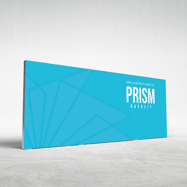 20' Prism Backlit Trade Show Display Replacement Graphic | Displayit