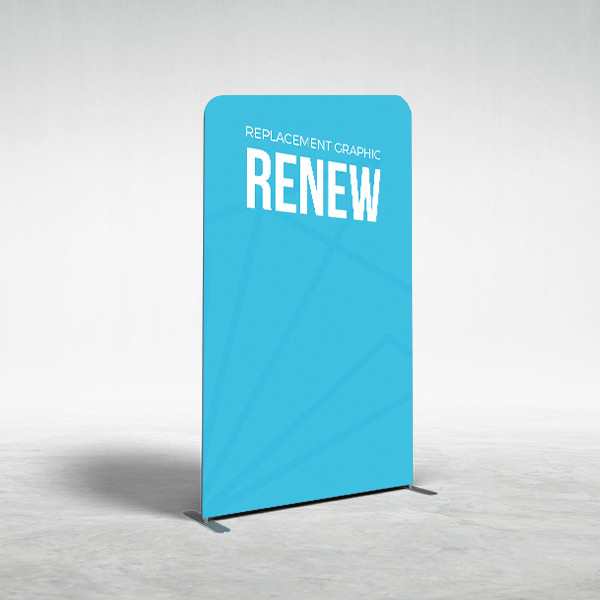 Renew XL 59" x 101" Slope Top Banner Stand - Replacement Graphic ...