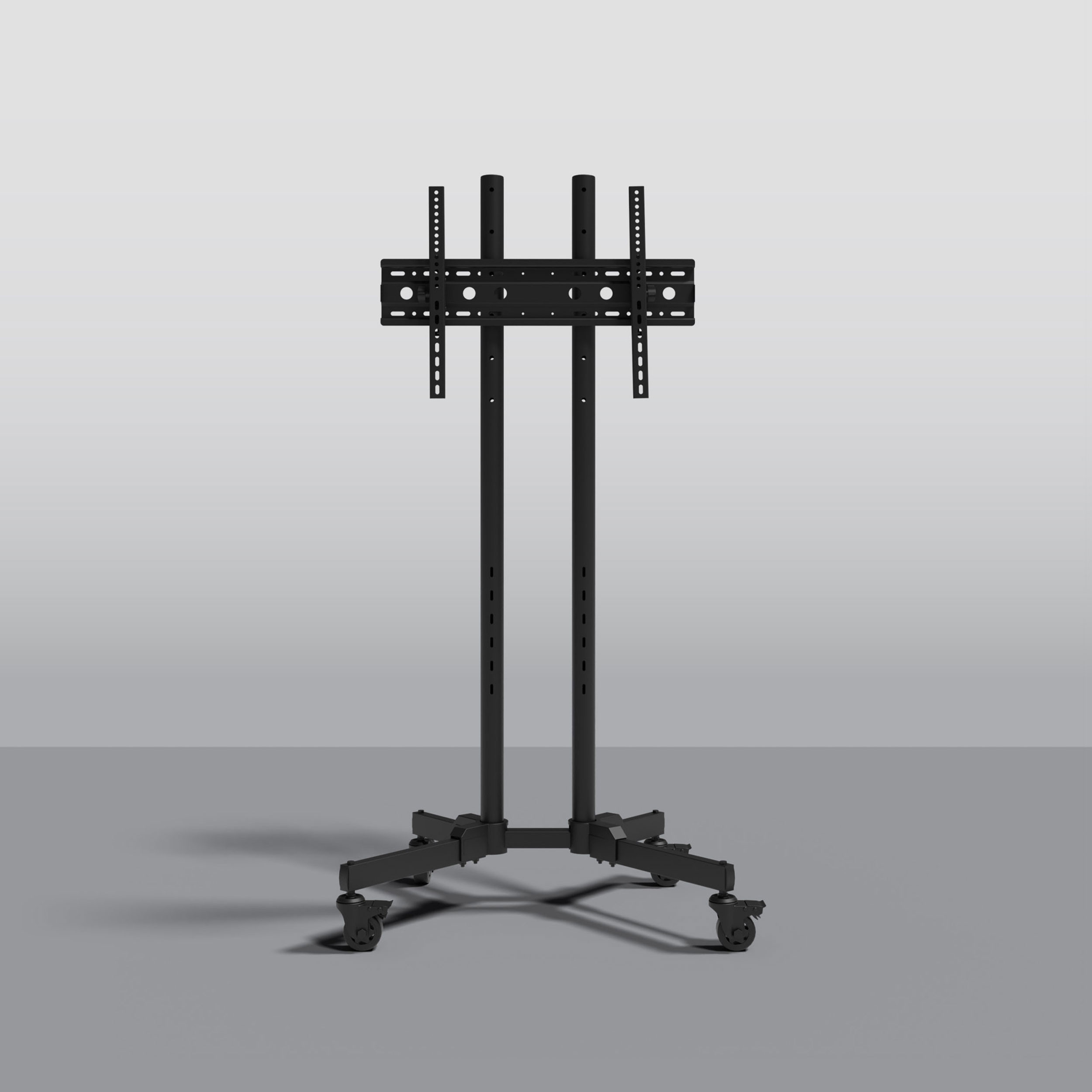 Small Wheeled Trade Show Monitor Stand | Displayit