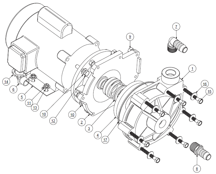Booster Pump Assembly,B016080026