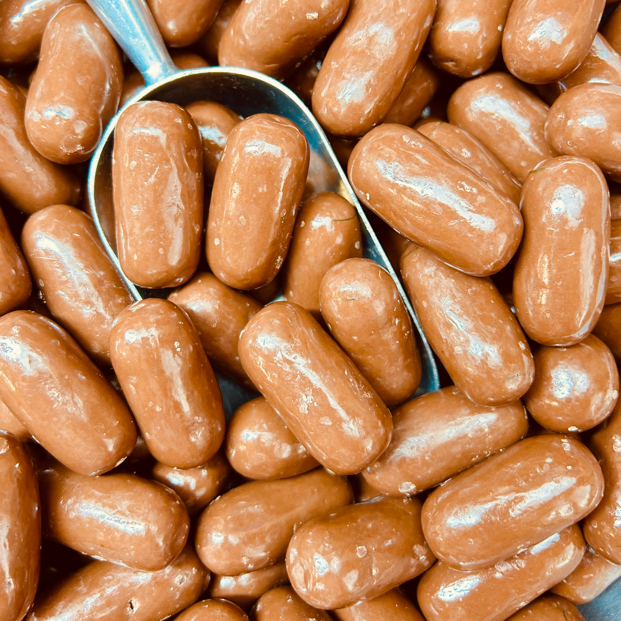 Raspberry Licorice Jumbo Bullets in Milk Chocolate - The Treat Factory