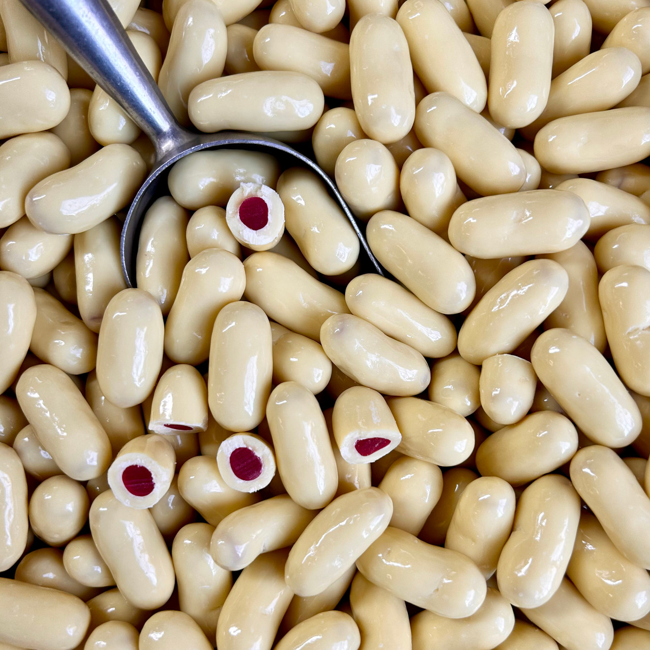 Raspberry Bullets in White Chocolate - The Treat Factory