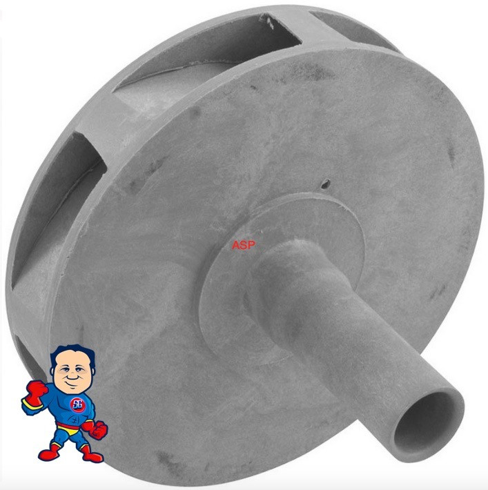 Impeller, Jacuzzi, Piranha,Thera-Max,Thera-Flo, 2.5hp, Sundance, 4 ...