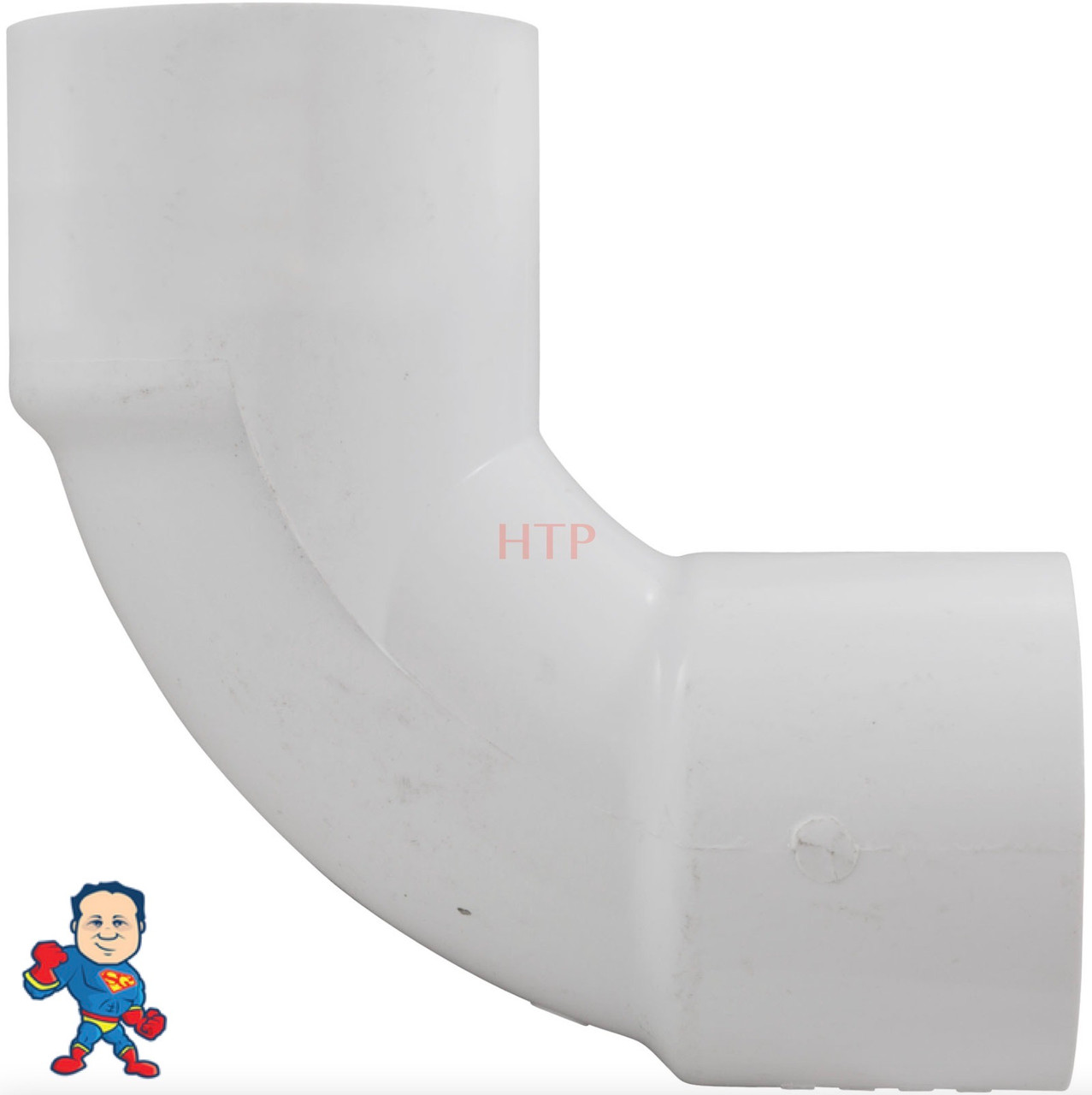 90 Elbow, Sweep, 1-1/2" Slip x 1-1/2" Slip