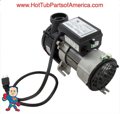 Garden Tub Pump,Bath,Waterway Genesis,9.5A,115v,1-1/2",w/Rubber Foot Pads