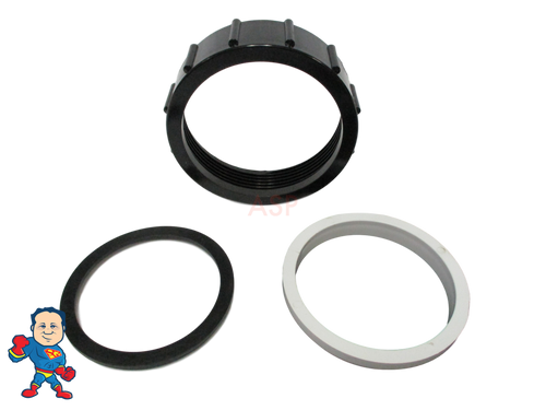 2 1/2" Spa Hot Tub Heater Union Retainer Nut and Therm Gasket Video How To