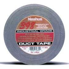 NASHUA 398 Nuclear Grade Duct Tape 48mm x 55M x 11mil - SILVER