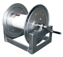 Summit 12" Manual Hose Reel - Aluminum w/ Stainless Steel Plumbing ...
