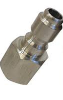 QC PLUG 1/2" FPT "ST" (Plated Steel) - 5 Pack - KECSupplies.com