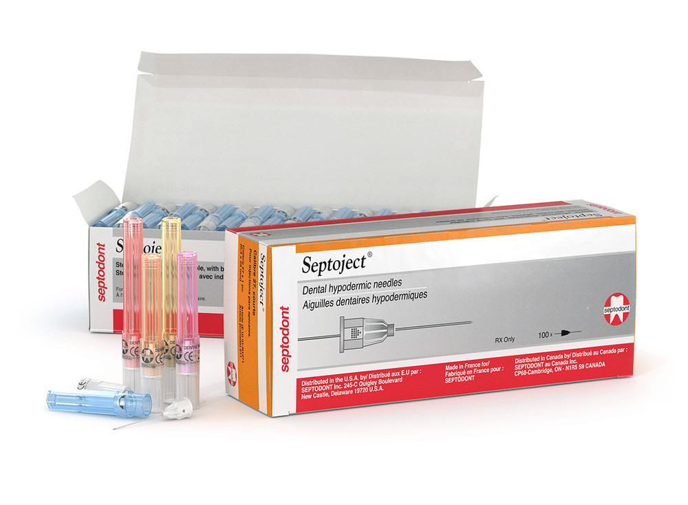 Septoject Needles 30 Extra Short Purple 100/Bx - DDS Dental Supplies