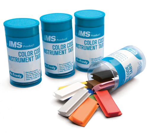 Hu-Friedy - IMS Color Code 5 Pack Cassette Tabs - Red - Hu-Friedy Mfg ...