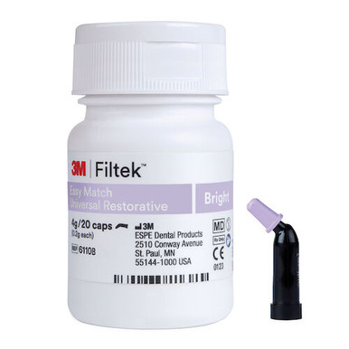 Filtek Easy Match Universal Composite Capsule Bright 20Pk - DDS Dental ...