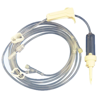 IV Set 15 Drops Combination Vented/ Non-vented 2 Y Injection Sites ...