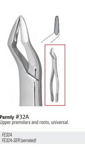 Nordent - Extraction Forceps #32a Upper Universal Bicuspids And Roots ...