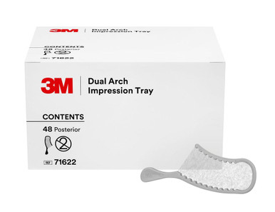 3M Dual Arch Impression Trays, Posterior Refill, 71622 - 3M ...