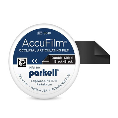 AccuFilm II Double-Sided Black/Black 280/Strips - DDS Dental Supplies