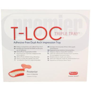 T-Loc Triple Tray Posterior 35Bx - DDS Dental Supplies