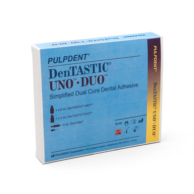 PULPDENT DENTASTIC UNO-DUO SIMPLIFIED DUAL CURE DENTAL ADHESIVE, UNDO ...