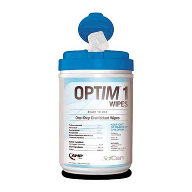 Optim 1 Wipes 10 x 10 60Tub - DDS Dental Supplies