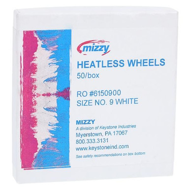 #9 Mizzy Heatless Wheels***Whi - DDS Dental Supplies