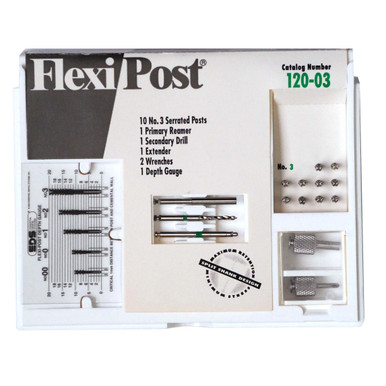 Flexi-Post SS Standard Kit Size 3 Green 10Pk - DDS Dental Supplies
