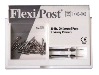 Flexi-Post SS Economy Refill Size 00 White 30Pk - DDS Dental Supplies