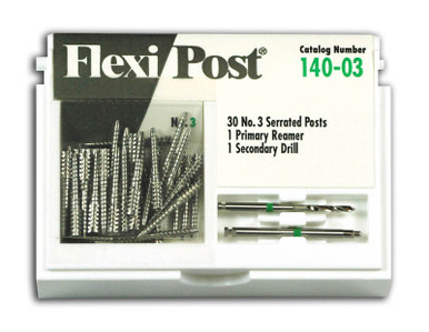 Flexi-Post SS Economy Refill Size 3 Green 30Pk - DDS Dental Supplies