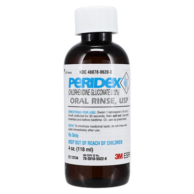 3M Peridex 0.12% Chlorhexidine Rinse 4oz 48Cs - DDS Dental Supplies