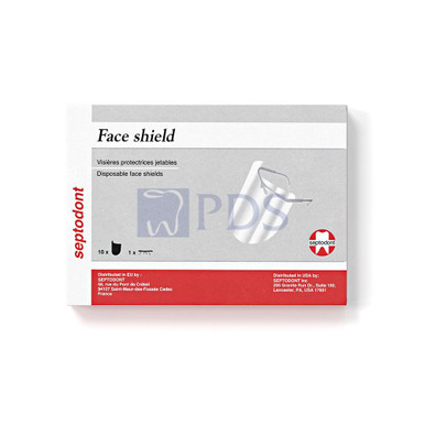 Septodont Face Shield, 1 Box Includes 1 Frame, 23