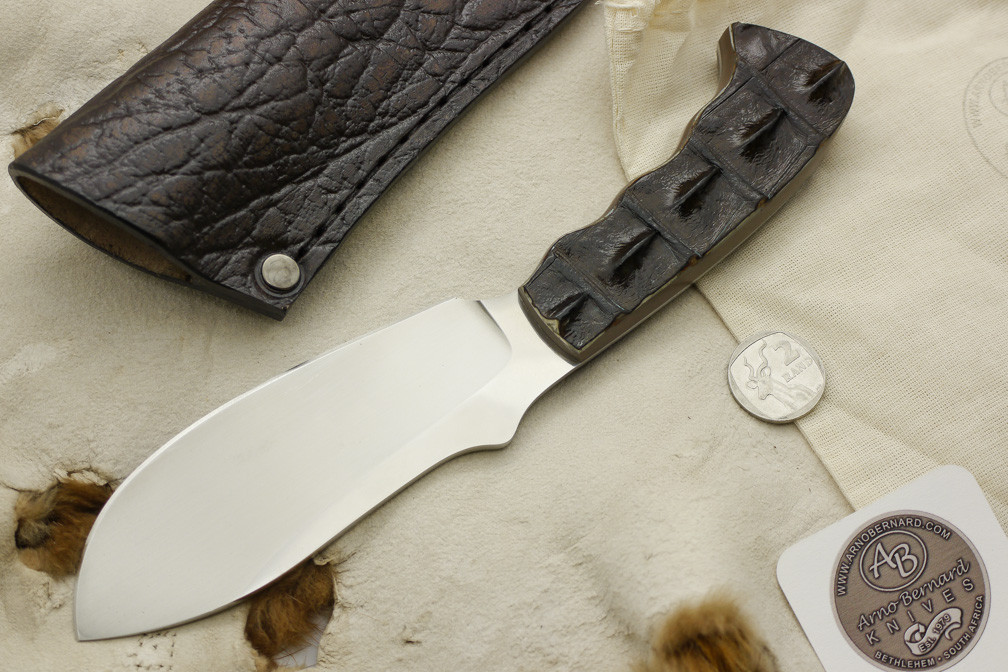 Arno Bernard Knives - Giant Series - Custom Rhino Fixed Blade Knife w ...