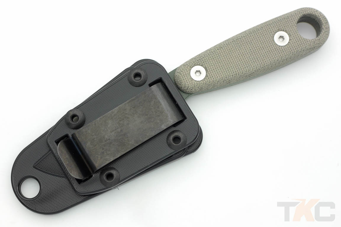 ESEE IZULA-II-OD Fixed Blade Neck Knife with OD Green Blade & Green ...