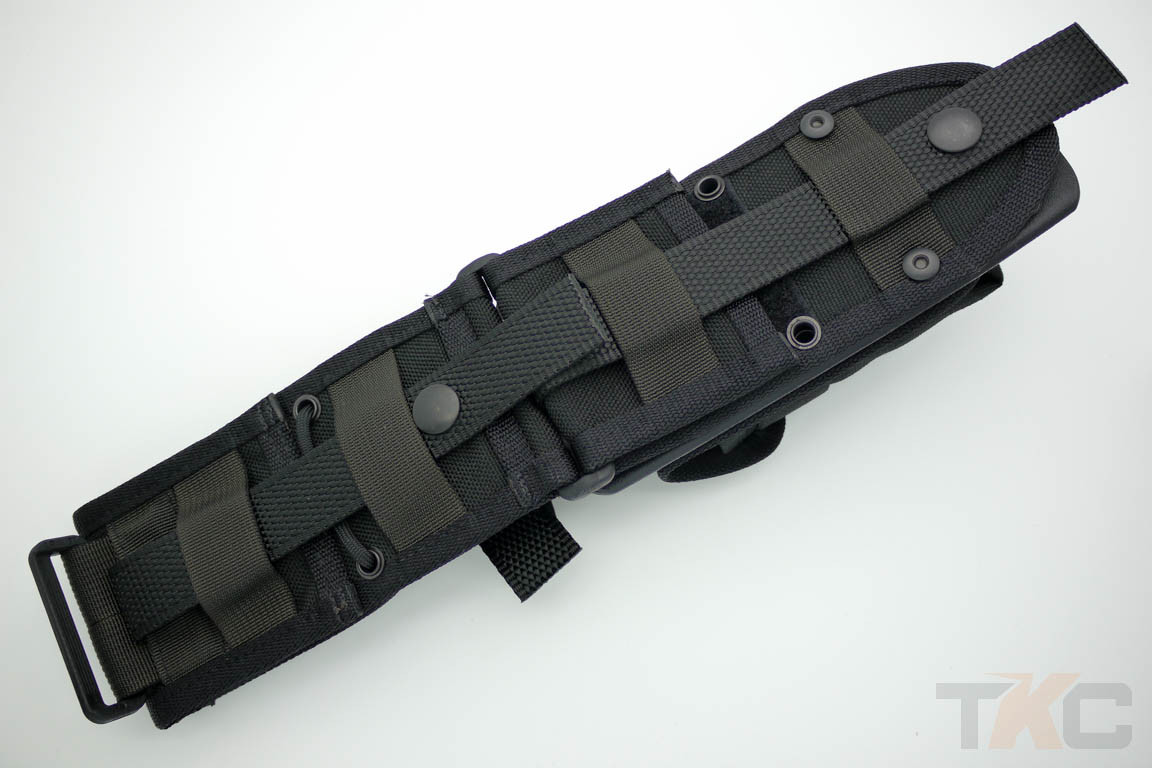 ESEE-5-MBSP-B Complete Assembled Sheath System w/ Black MOLLE Back and ...