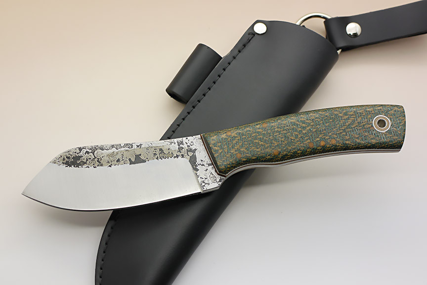 Fiddleback Forge, Andy Roy Custom Camp Nessmuk Fixed Blade (Tapered ...