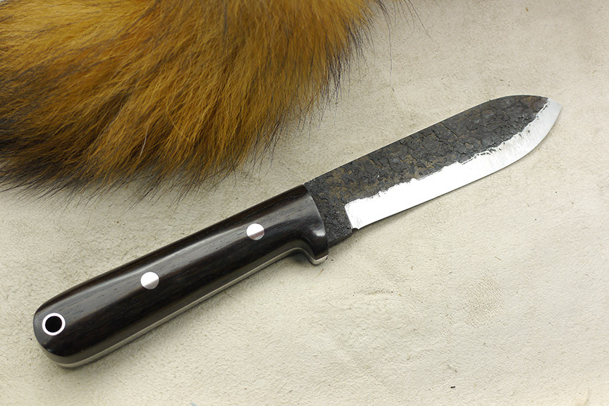 Lon Humphrey Custom Kephart, Scandi Grind (Flat Tang) Fixed Blade ...