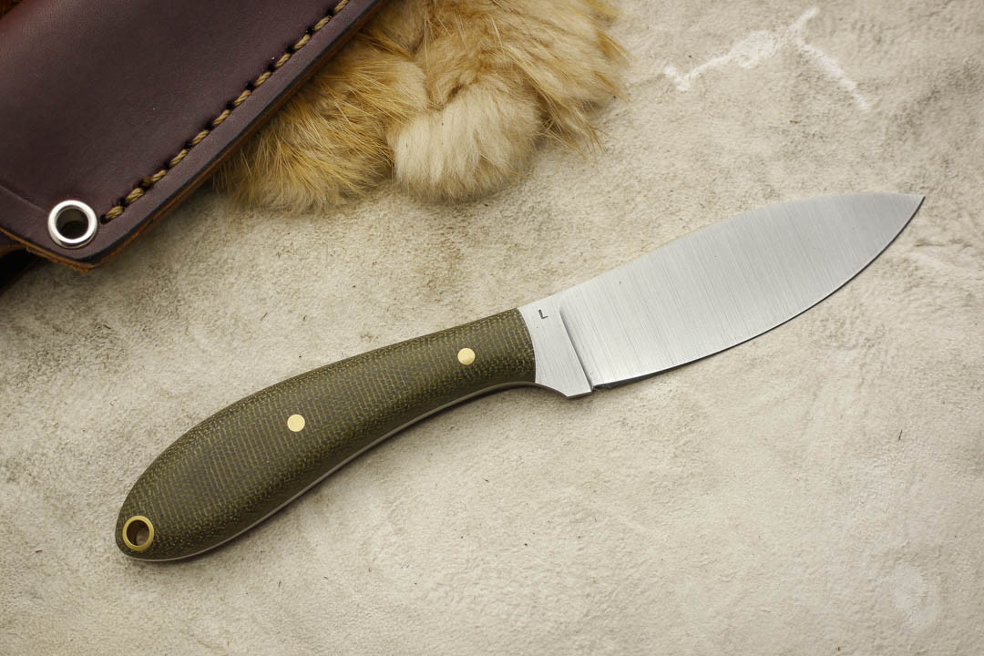 LT Wright Knives Small Northern Hunter - AEB-L Steel - Flat Grind ...