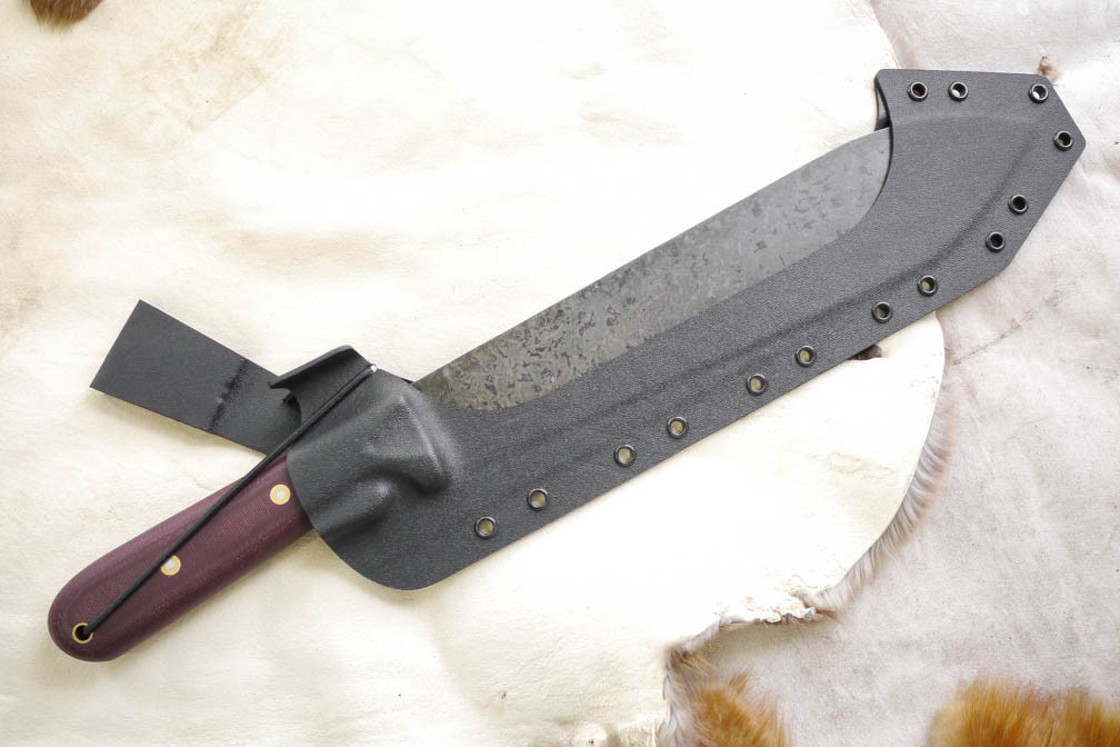 LT Wright Knives: 12" Overland Machete Vegetation Clearing Tool w ...