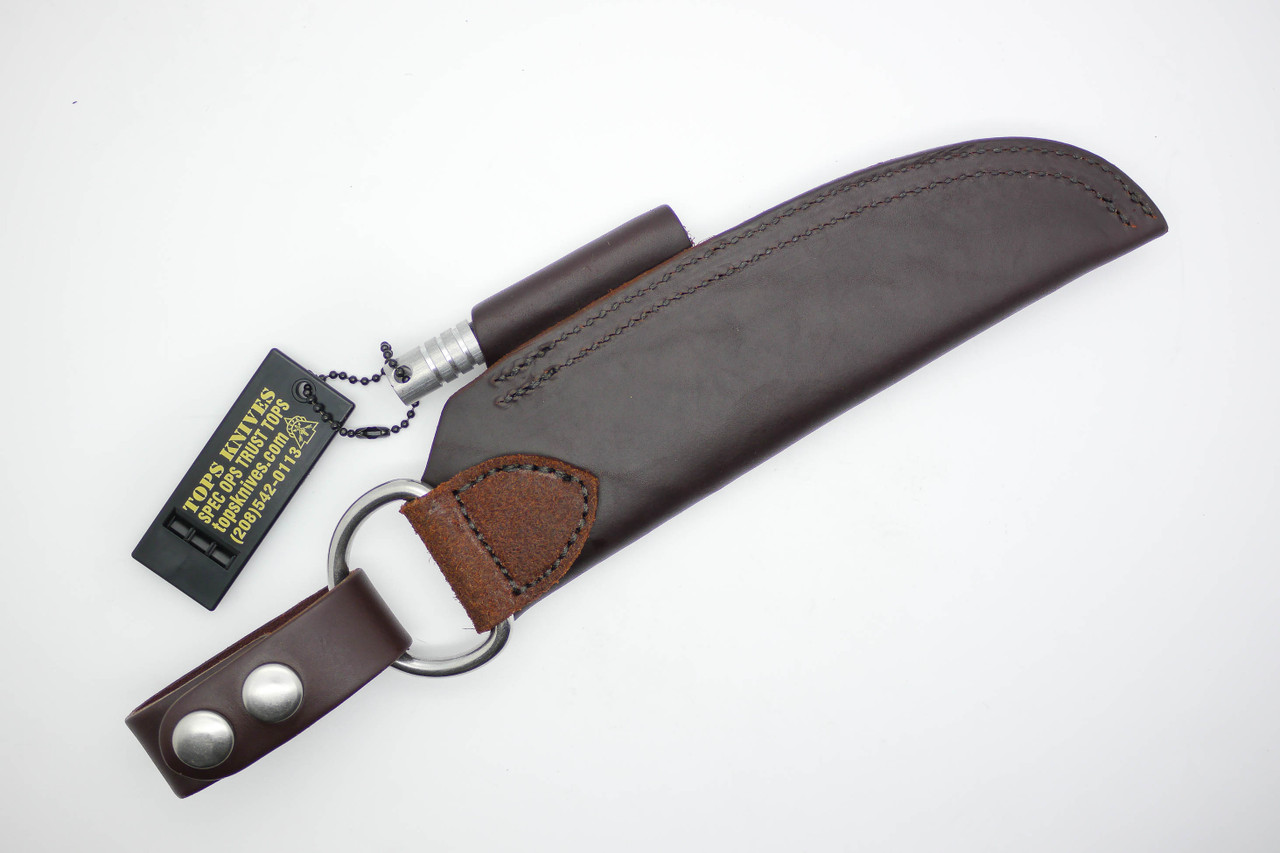 TOPS Knives, B.O.B. (Brothers Of Bushcraft), ESEE 3, ESEE 4 Leather ...