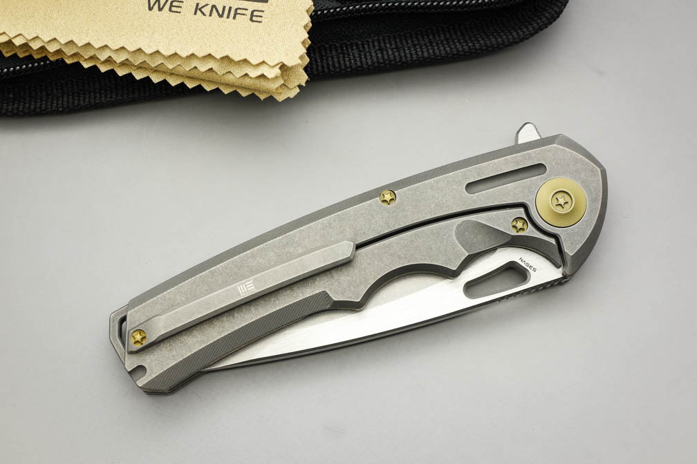 WE Knife Company 611H - Frame Lock - Gray Titanium
